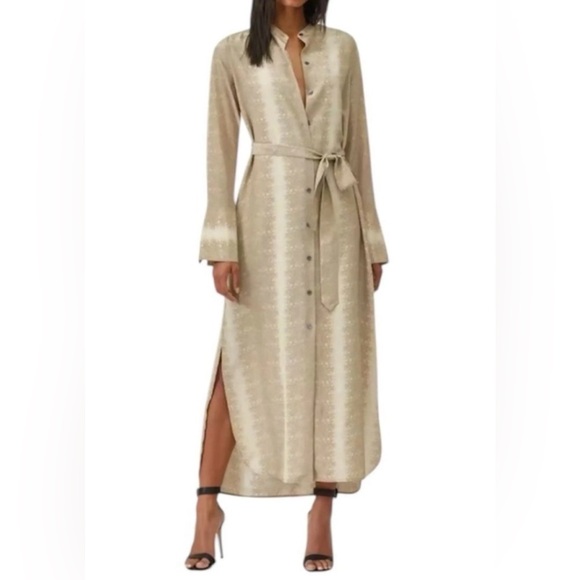 Equipment | Dresses | Equipment Silk Button Front Dress | Poshmark